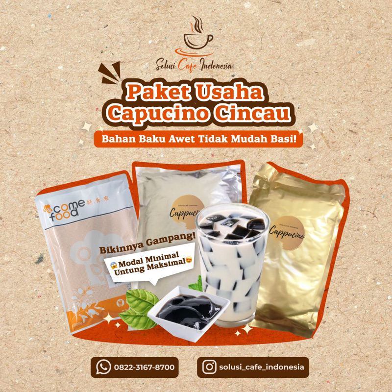 Jual Paket Usaha Capucino Cincau Paket Hemat | Shopee Indonesia