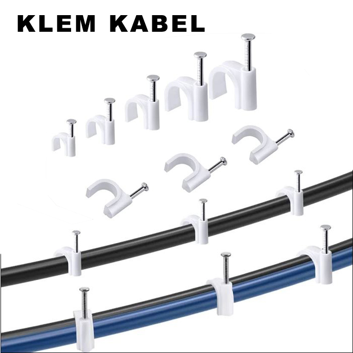 Jual Klem Kabel Listrik Paku Beton / Klem Paku Beton | Shopee Indonesia