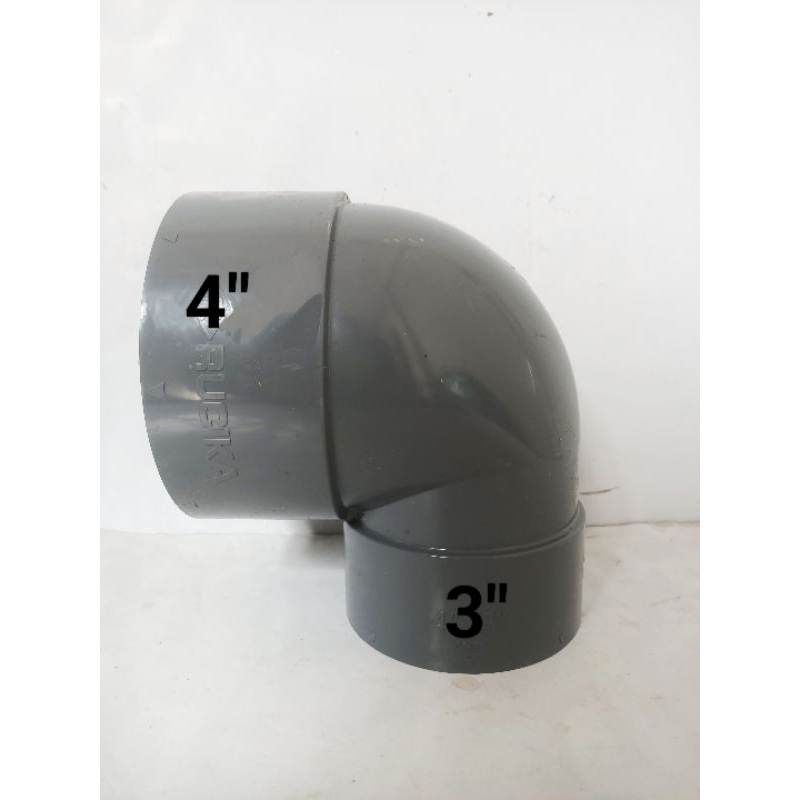 Jual TERMURAH Elbow Reducer 4x3 Fitting Rucika L 4 inch x 3 inch | Shopee Indonesia