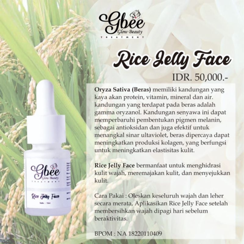 Jual RICE JELLY FACE GBEEGLOW | Shopee Indonesia
