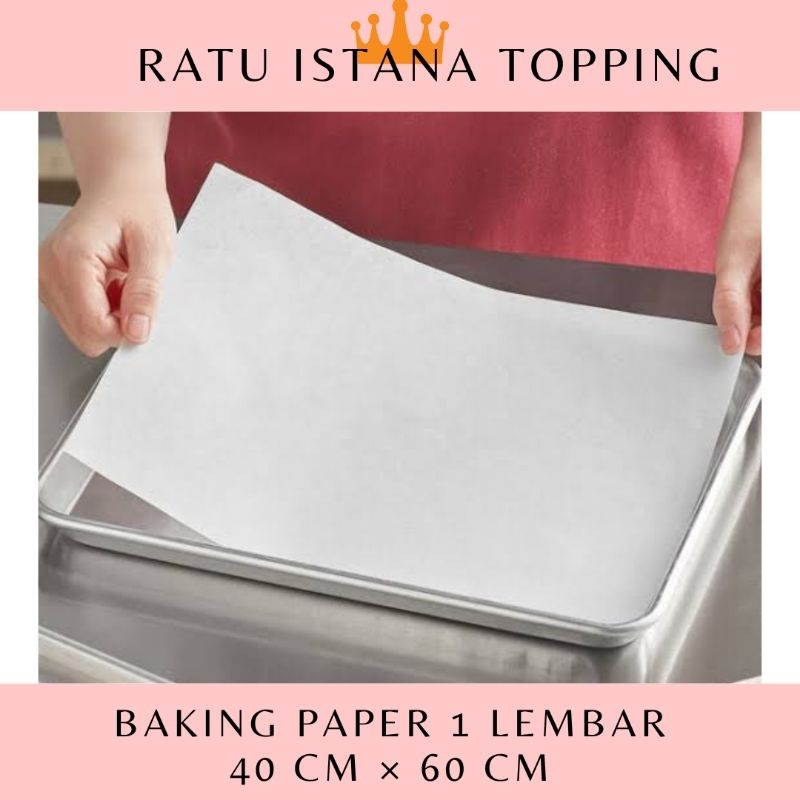 Jual BAKING PAPER SHEETS 1 LEMBAR KERTAS ROTI ANTI LENGKET | Shopee ...
