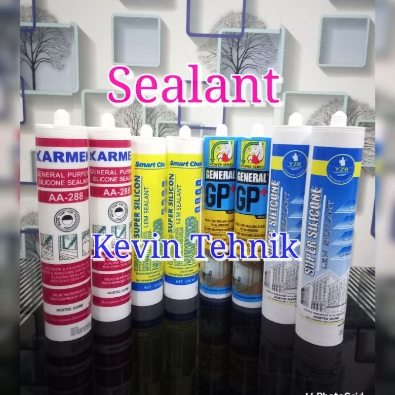 Jual Silicone Sealant/ Lem Kaca Sealant/ Sealant kaca Aquarium/ Lem ...