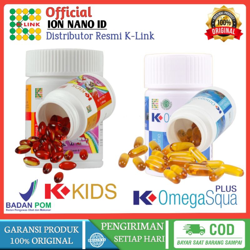 Jual OmegaKids 3 Minyak Ikan dan OmegaSqua Asli Suplemen Makanan ...