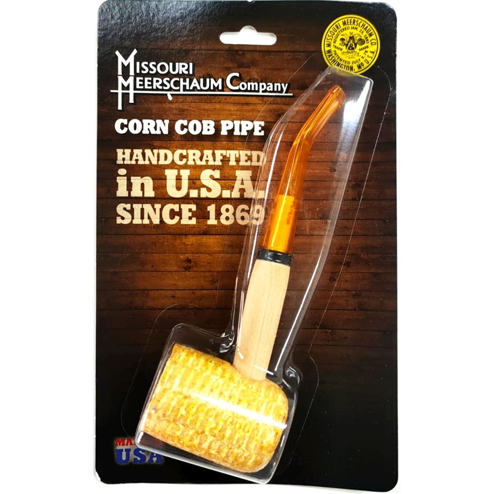 Jual Missouri Meerschaum - Legend Corn Cob Pipe - Bent (1-pipe) Blister Pack | Shopee Indonesia