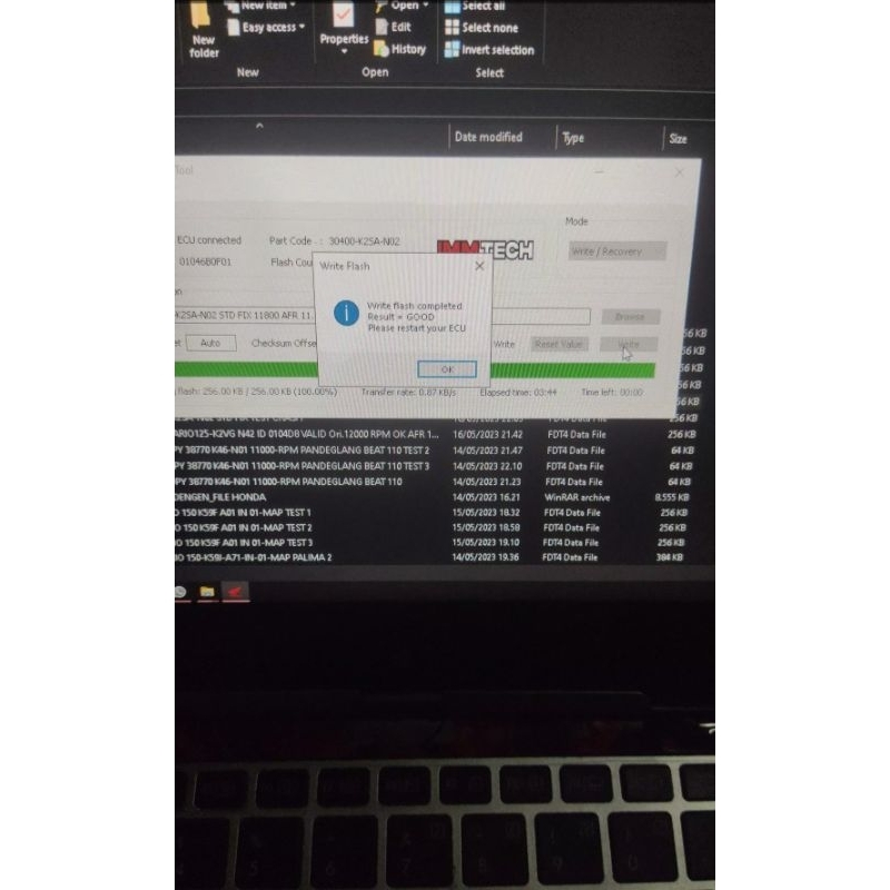 Jual file bin & xdf Honda New Vario 160 kode ECU 30400-K2SA-NO2 key ...