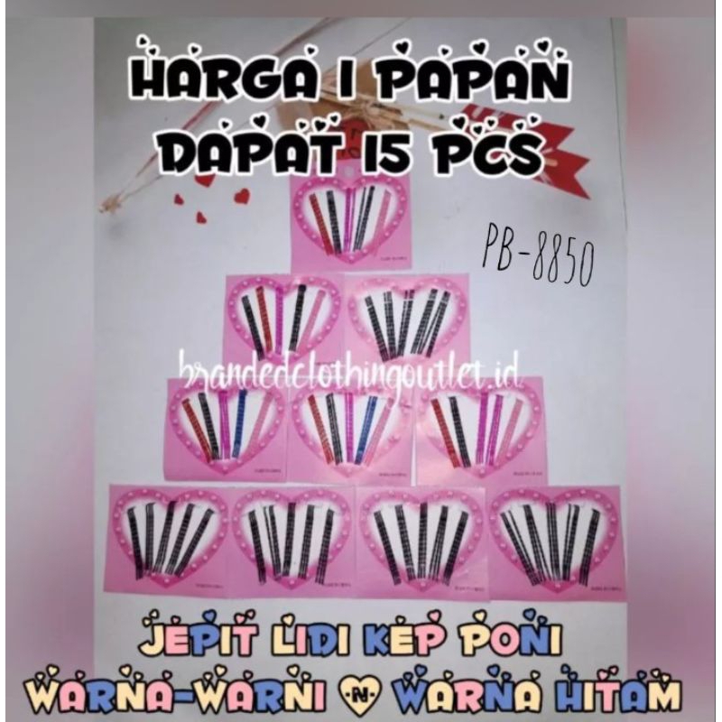 Jual JEPIT LIDI WARNA-WARNI LUCU | JEPIT PONI HITAM / KEP LIDI ...
