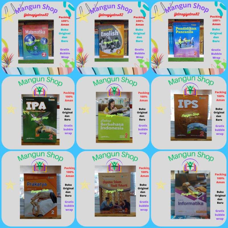 Jual Buku Paket SMP Kelas VIII.8 Kurikulum Merdeka Yudhistira | Shopee ...