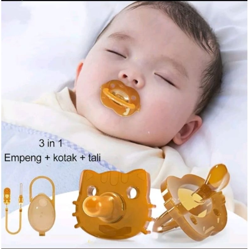 Jual E004 & E007 EMPENG BAYI 3 IN 1 FREE KOTAK DAN TALI (E004) | Shopee ...