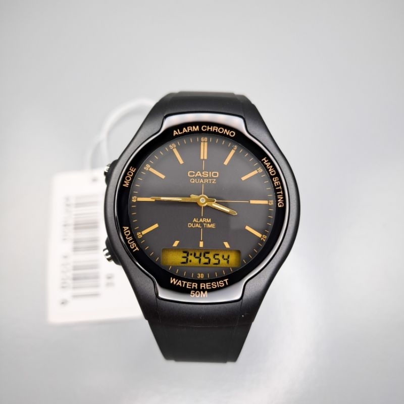 Jual Jam Tangan Casio Anadigi AW-90H Original | Shopee Indonesia