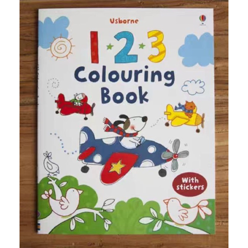 Jual Mainyuk - Usborne Coloring Colouring Book Sticker Book Buku ...