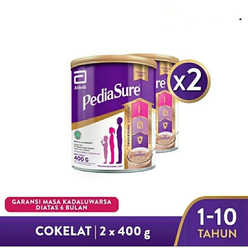 Jual PEDIASURE Triplesure Coklat 800g (2×400g) | Shopee Indonesia