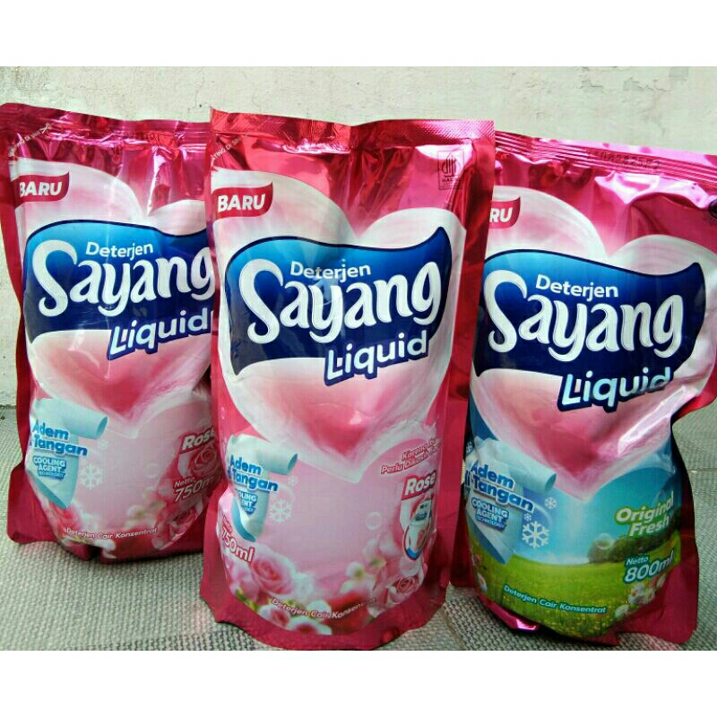 Jual Sayang Liquid Deterjen 750ml / deterjen cair | Shopee Indonesia