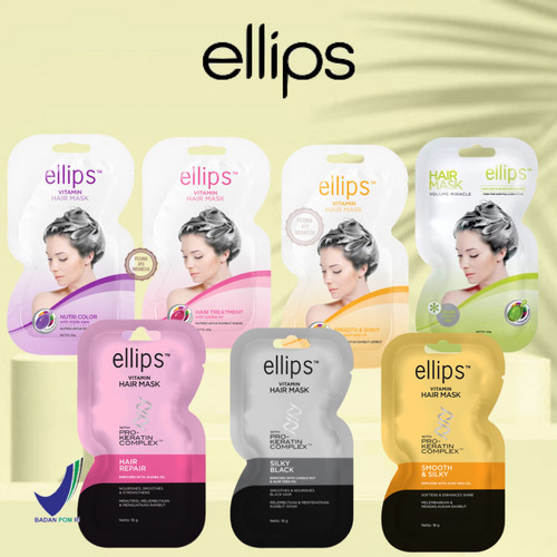 Jual Ellips Vitamin Hair Mask With Pro-Keratin Complex 18g (Sachet ...