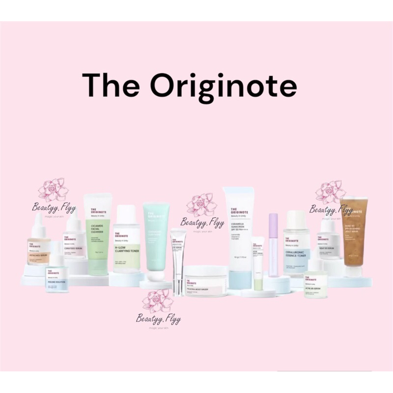 Jual THE ORIGINOTE SKINCARE SERIES (JELLY MASK ROSE / 2IN1 LASH & BROW ...