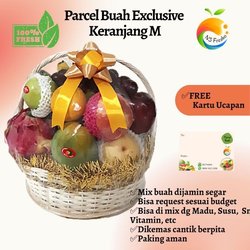 Jual Parcel Buah Segar FREE KARTU UCAPAN | Shopee Indonesia