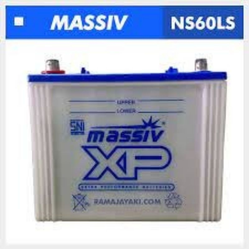 Jual AKI BATTERY MASSIV XP NS60LS INNOVA BENSIN VIOS YARIS CRV HRV | Shopee Indonesia
