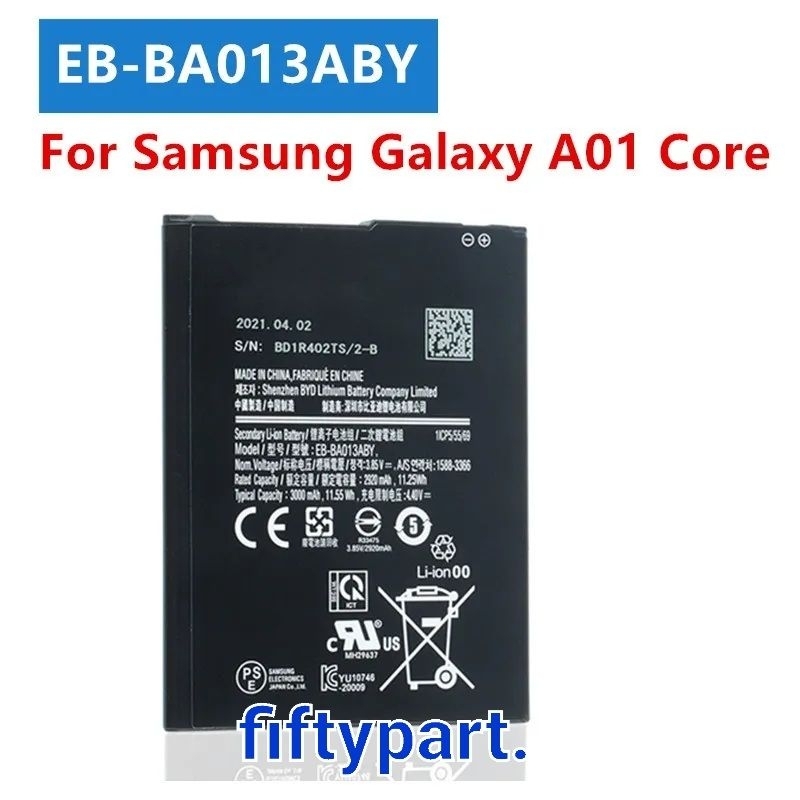 Jual BATRE BATERAI BATTERY SAMSUNG A01 CORE EB-BA012ABY ORIGINAL ...