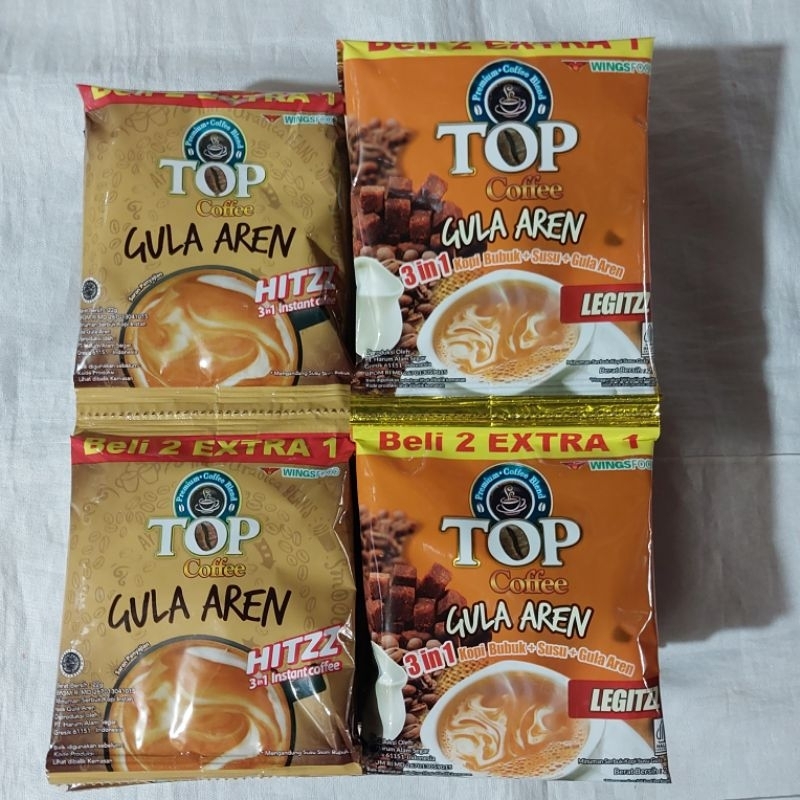 Jual [BELI BANYAK LEBIH HEMAT] KOPI TOP COFFEE SUSU GULA AREN / GULA ...