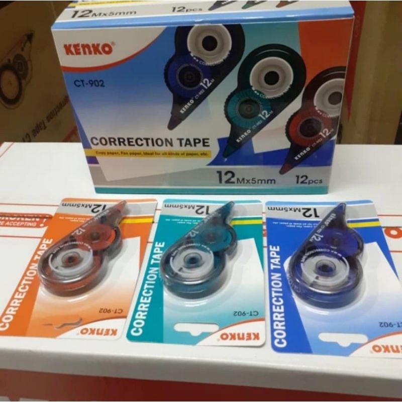 Jual Tip Ex Kertas Correction Tape Joyko CT-522 12 meter x 5 mm ...