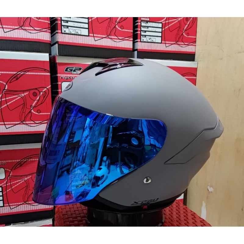 Jual Helm R-six Xpro solid/polos | Shopee Indonesia