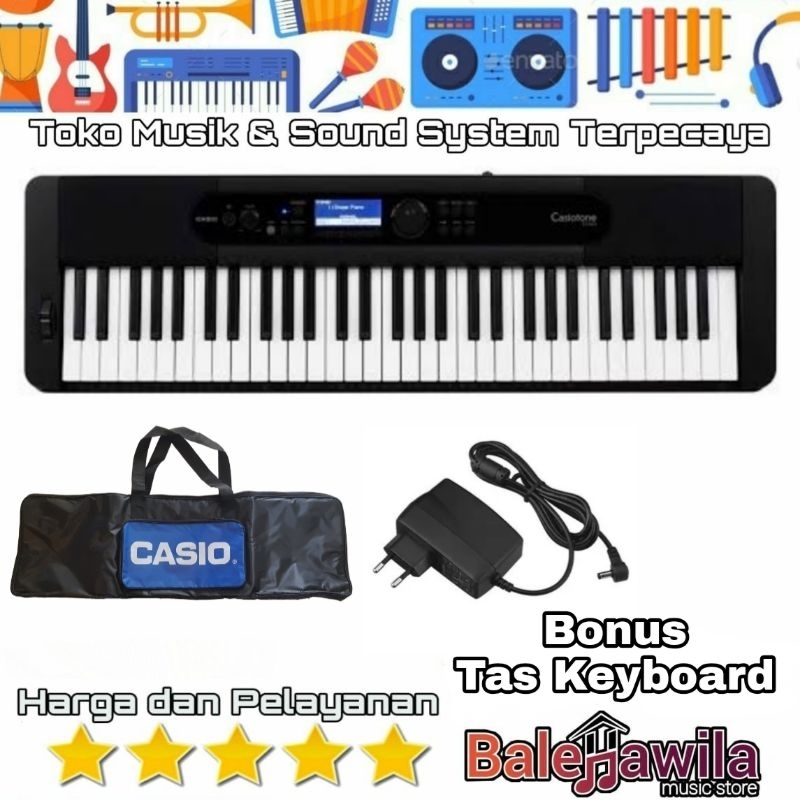 Jual New Keyboard Casiotone CASIO CTS400 CTS 400 CT-S400 ORIGINAL Garansi Resmi | Shopee Indonesia