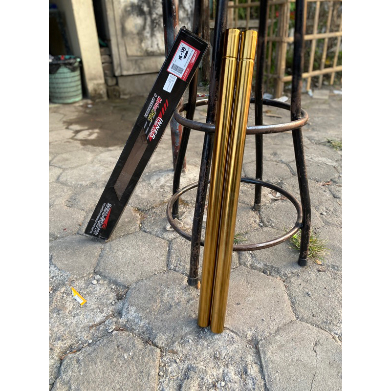 Jual as shock depan warna gold megapro tiger tirev mp mono cb150r verza ...