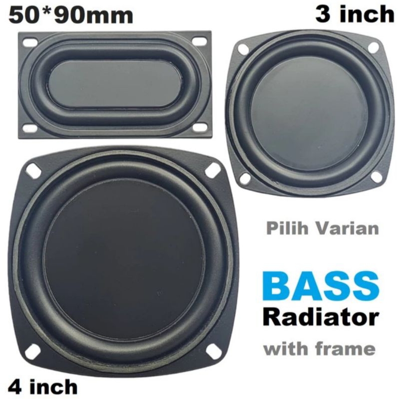 Jual Passive Radiator Diy Speaker Pasif Rakitan Subwoofer Low Bass Boom ...