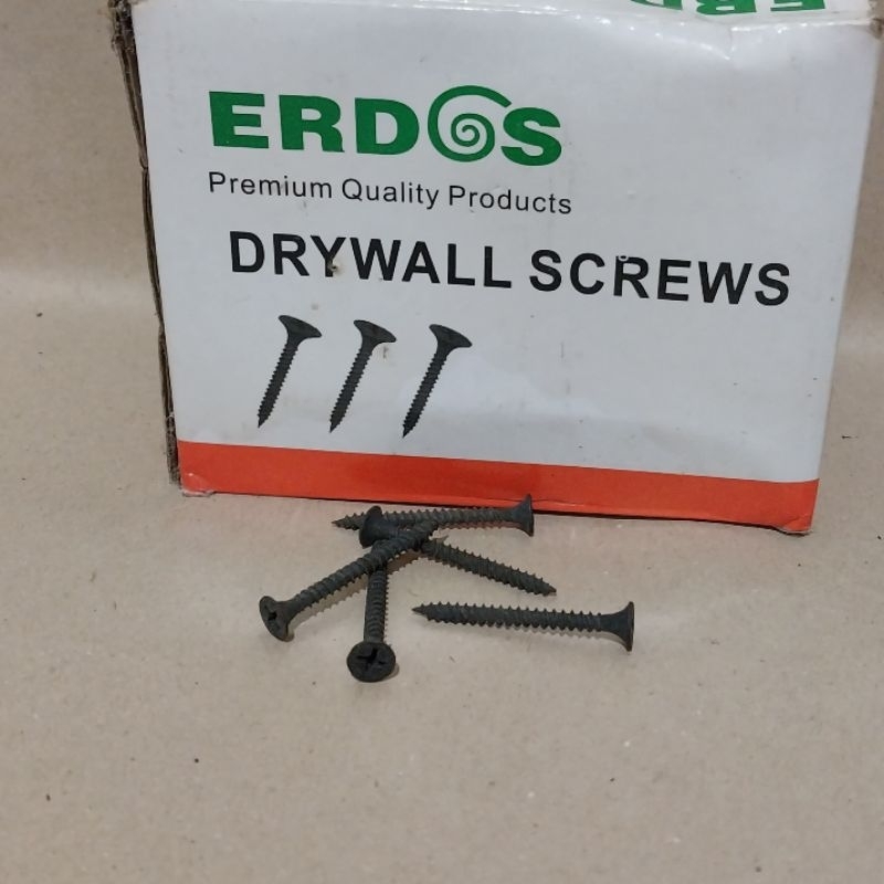 Jual baut gypsum ukuran 5 cm, baut kasar, baut hitam 2 inch murah, baut ...