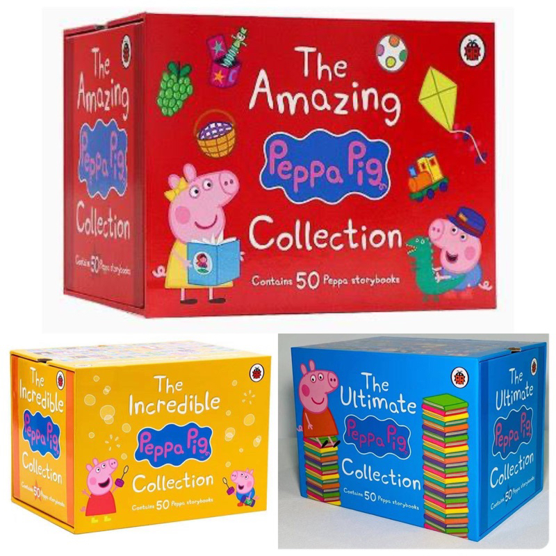 Jual (50 BOOK) PEPPA PIG BOOK SET - PEPPA PIG COLLECTION BOOK - SET ...