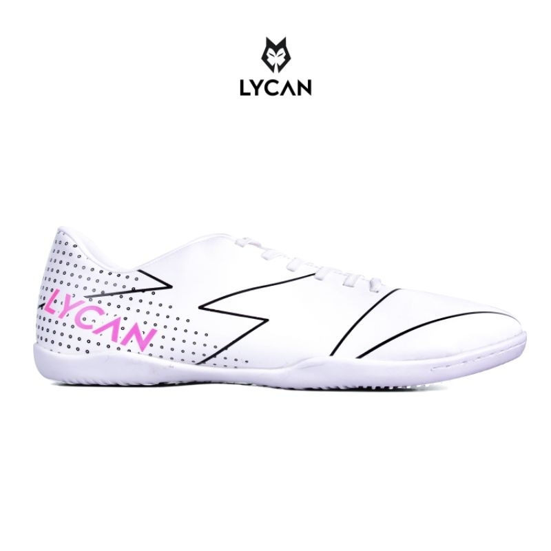 Jual LYCAN Sepatu Futsal Nova IN White/Black | Shopee Indonesia