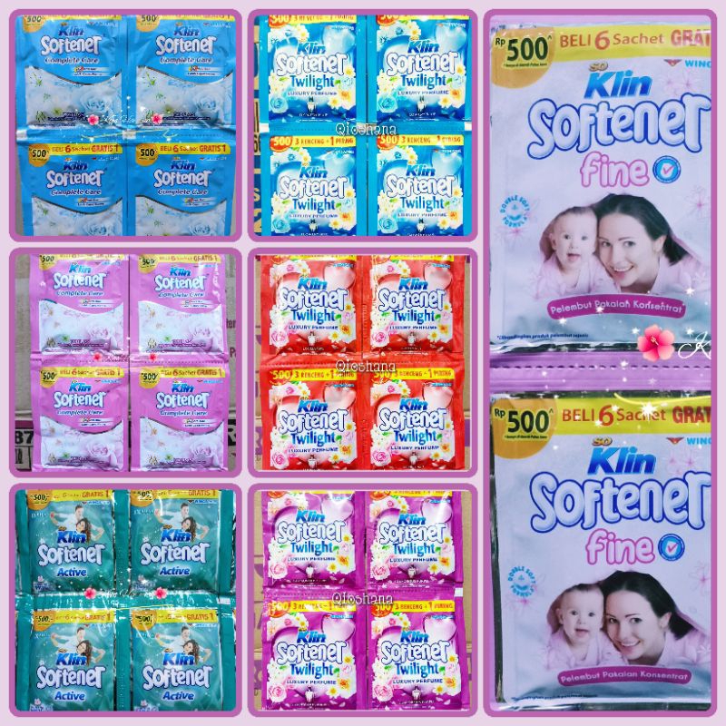 Jual SOKLIN SOFTENER sachet 6sachet / so klin softener renceng / soklin ...
