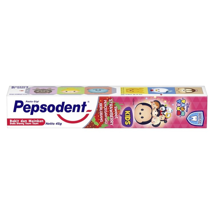 Jual Pepsodent Kids Pasta Gigi Strawberry 50gr | Shopee Indonesia