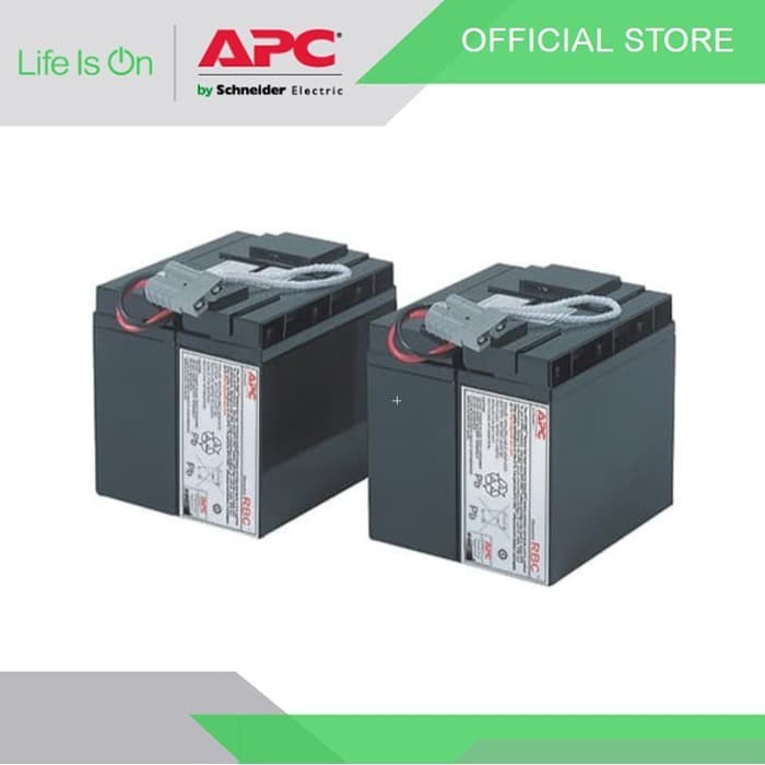 Jual Baterai UPS APC RBC55 / RBC 55 Replacement Battery Cartridge ...