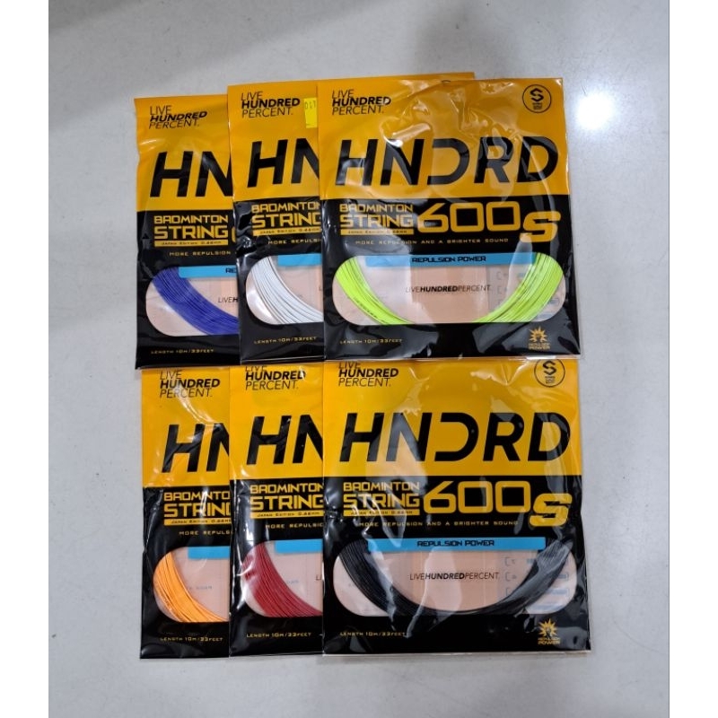Jual SENAR BADMINTON HUNDRED 600S |SENAR RAKET HUNDRED / HNDRD 600S ORI ...