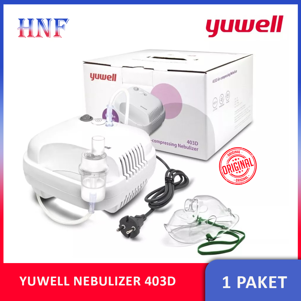 Jual Yuwell Nebulizer 403D Air Compressing Alat Terapi Uap Nafas ...