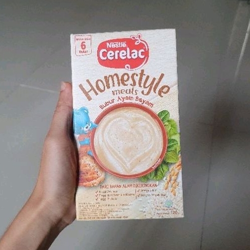 Jual Nestle Cerelac Homestyle bubur sereal bayi usia 6+ AYAM BAYAM ...