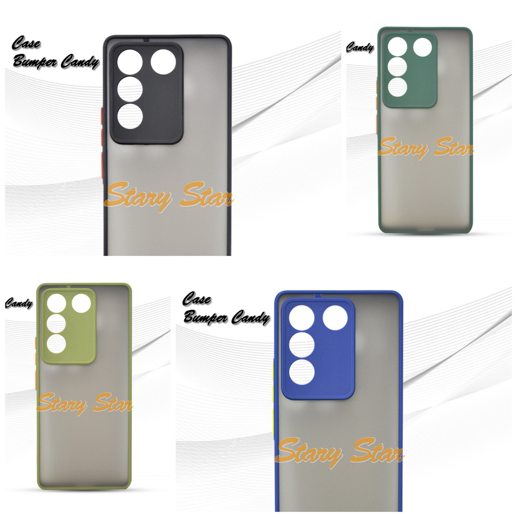 Jual Case Vivo V27 5G / V27 5G Pro 2023 Bumper Candy Shock proof Casing ...