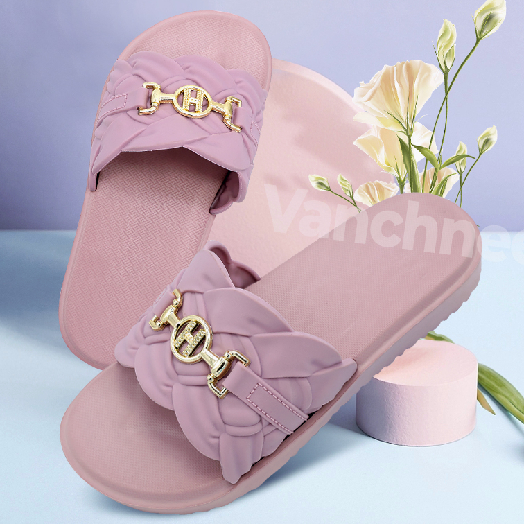Jual Sendal Wanita Jelly Kekinian Sendal Korea Model H Sendal Slop Flat ...