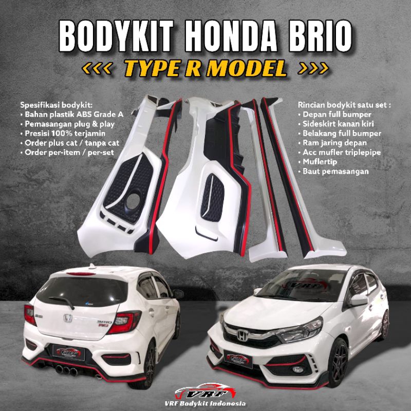 Jual Bodykit plastik BRIO Type R | Shopee Indonesia