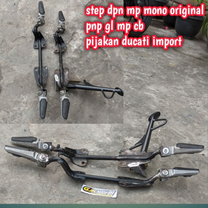 Jual postep Step mp mono original set Karet Ducati import kitaco ...