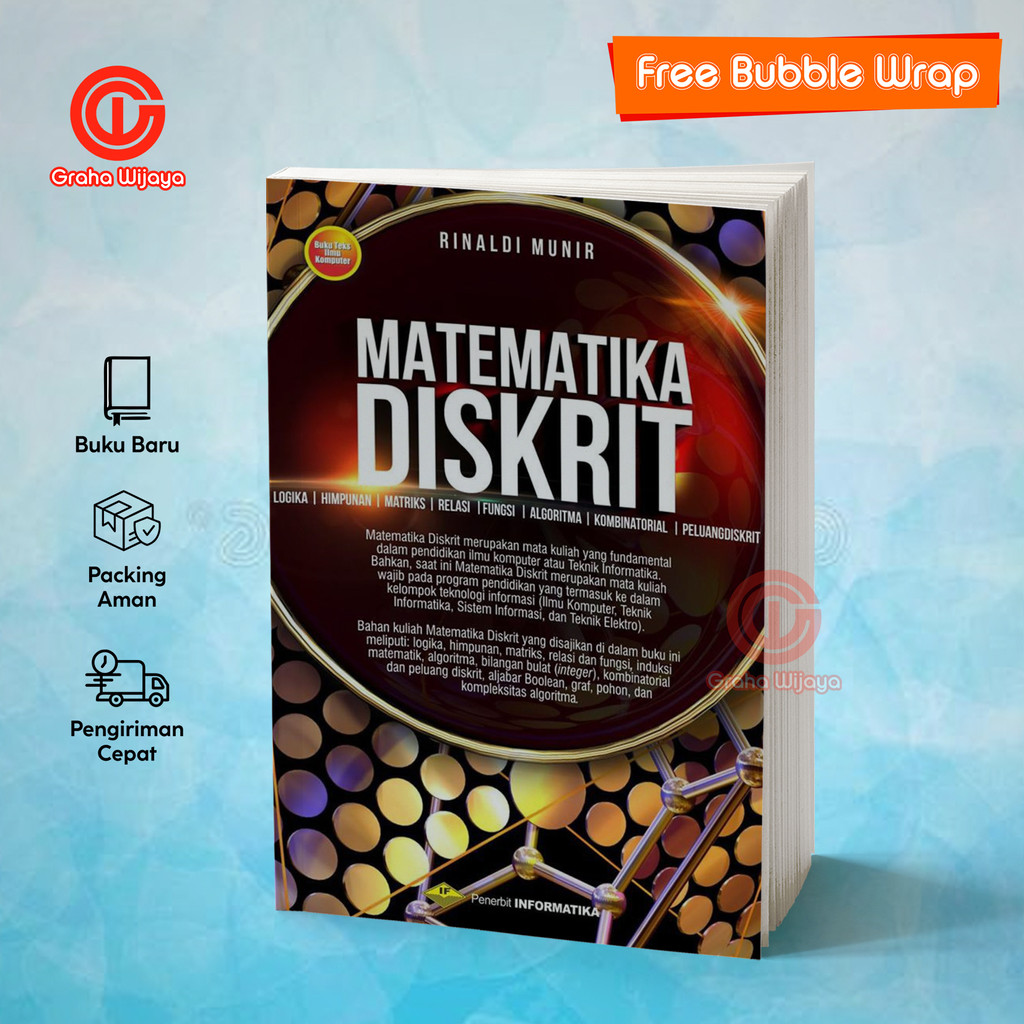 Jual MATEMATIKA DISKRIT Edisi Revisi Keenam - Rinaldi Munir | Shopee ...