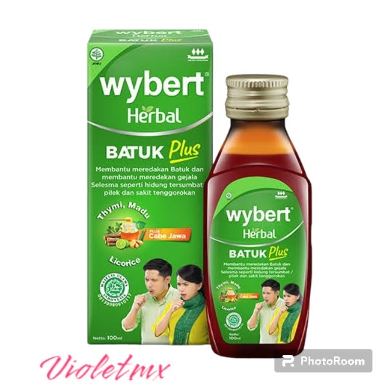 Jual Wybert Herbal Batuk Plus Syrup Botol 60ml | Shopee Indonesia