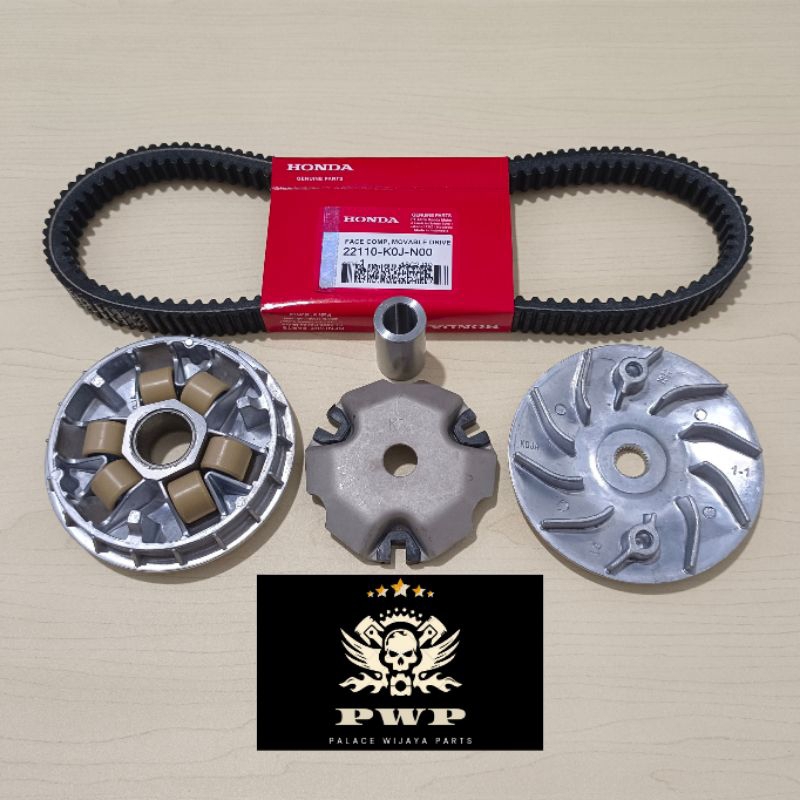 Jual Paket CVT Rumah Roller Assy + Kipas + Vanbelt Genio KOJ Beat Street Beat Deluxe LED Esp ...