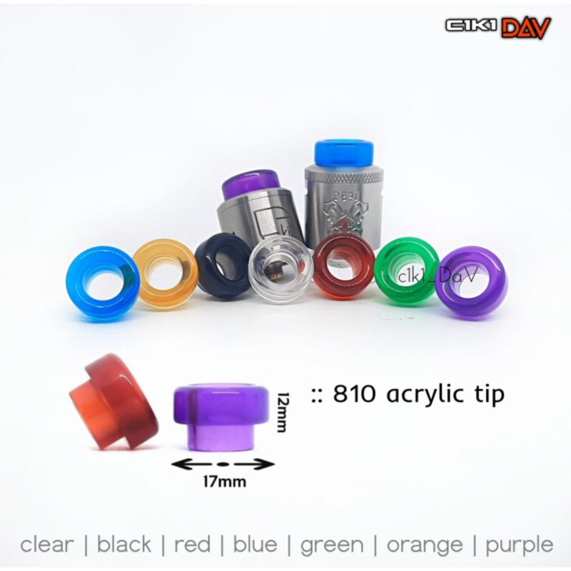 Jual driptip 810 acrylic | Shopee Indonesia