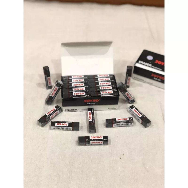 Jual Penghapus Joyko Hitam (10 pcs) | Shopee Indonesia