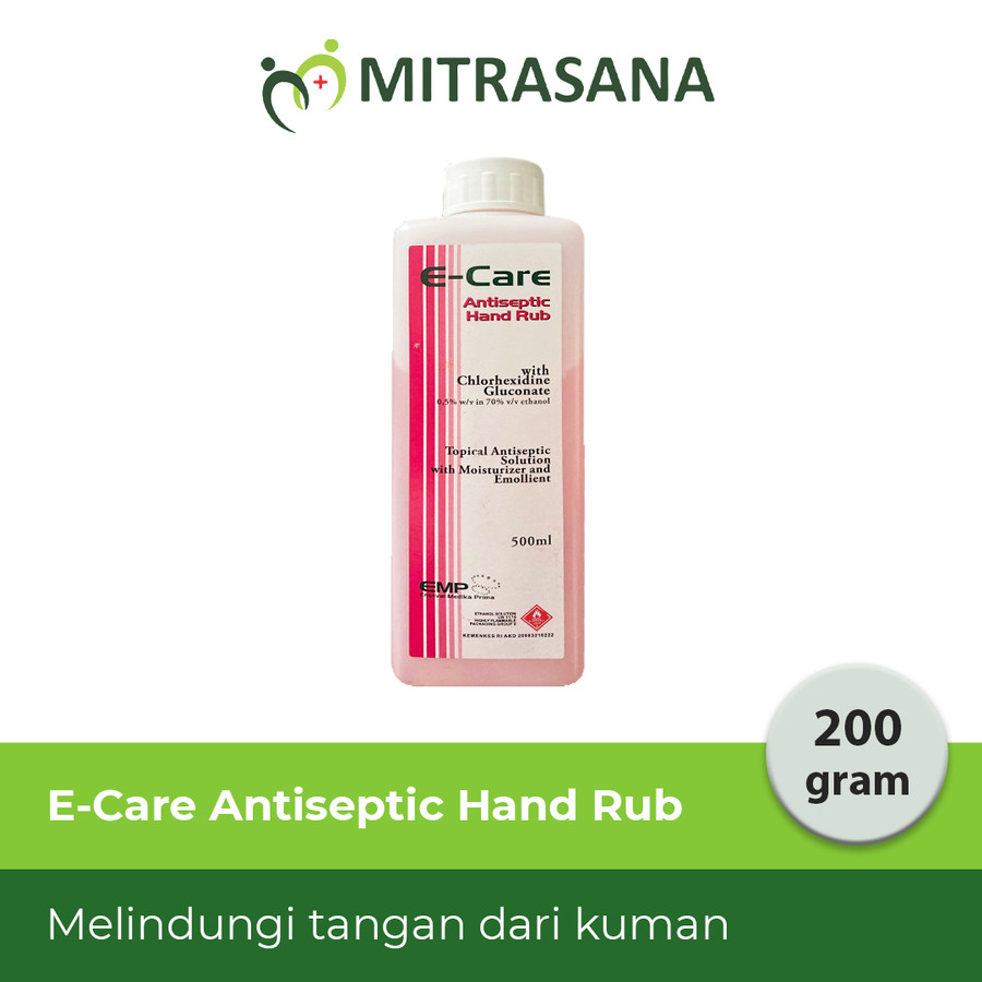 Jual Antiseptic E-Care HAND RUB 500 ML | Shopee Indonesia