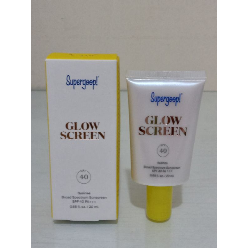 Jual Supergoop Mini Glowscreen Sunscreen SPF 40 PA+++ with Hyaluronic ...