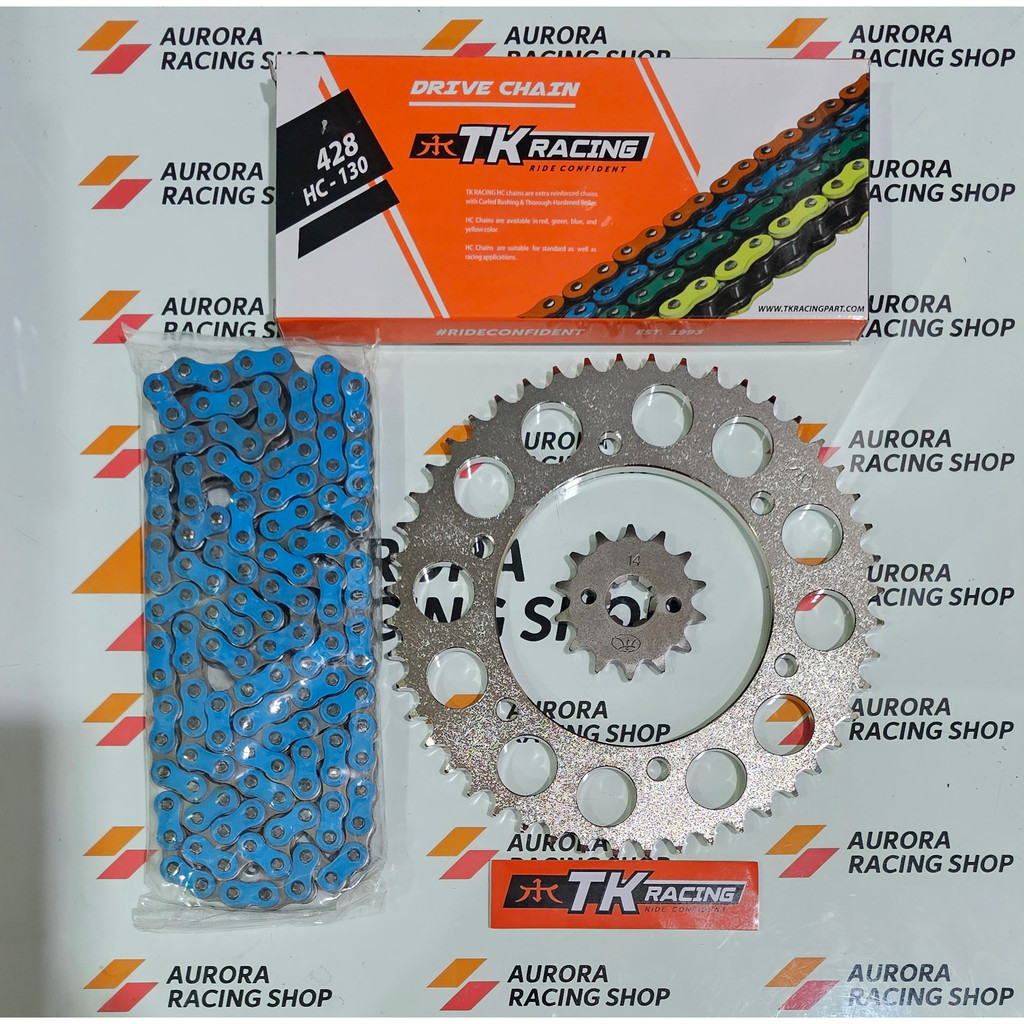 Jual GEAR SET TK R15 V3 / V4 / VIXION R / MT15 / XSR 155 & RANTAI TK ...
