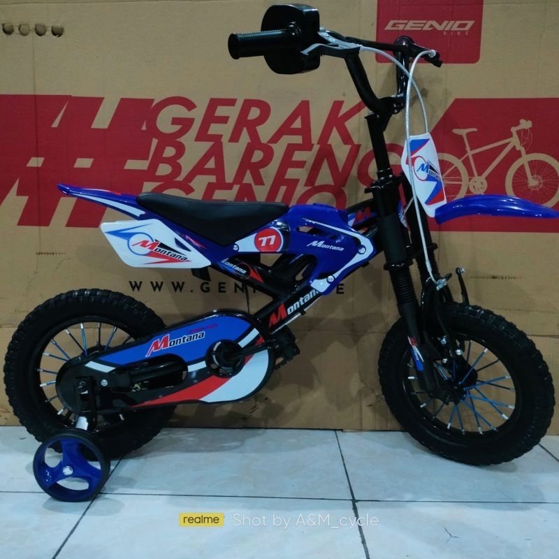 Jual Sepeda anak 12 inchi BMX Montana Cross trail sepeda BMX model ...