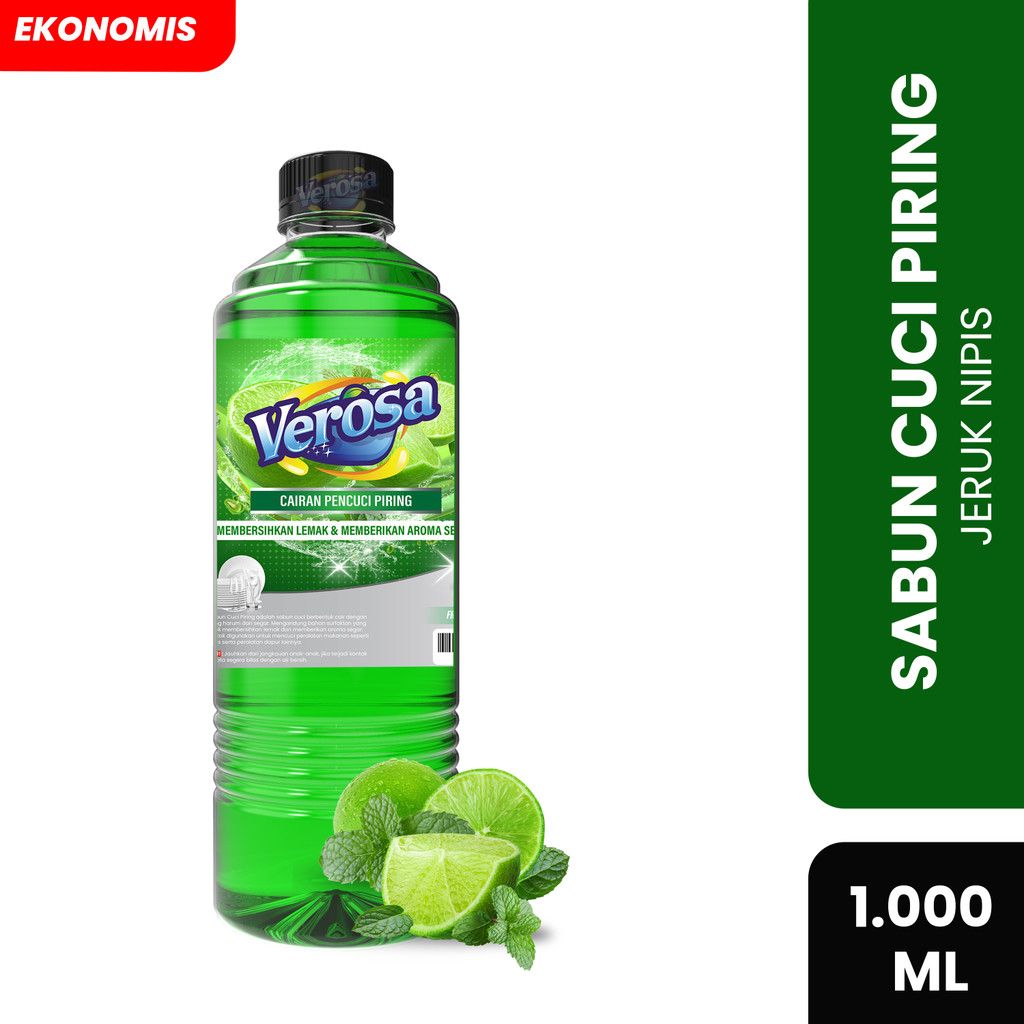 Jual Verosa Sabun Cuci Piring 1 Liter Sabun Cuci Piring Jeruk Nipis ...